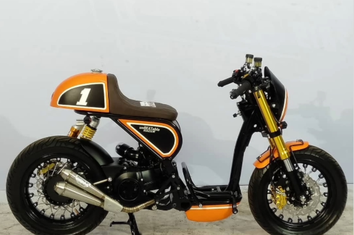 Modifikasi Motor Beat ini Ide dan Aliran Modifnya - BengkelCat.Com